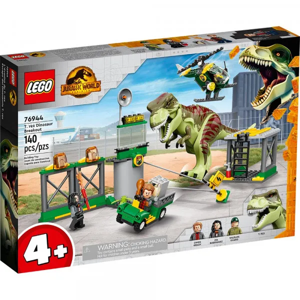 LEGO JURASSIC WORLD T. REX DINOSAUR BREAKOUT