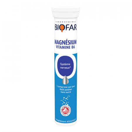 BIOFAR MAGNEZIJUM VITAMIN B6 ŠUMEĆE TABLETE