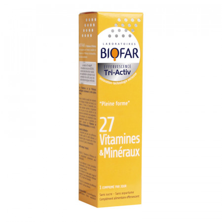 BIOFAR 27 VITAMINA I MINERALA ŠUMEĆE TABLETE