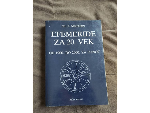 Efemeride za 20.vek,Nil F. Mikelsen od 1900. do 2000.za