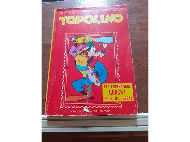 Topolino.Walt Disney.N 916,Godina Izdanja 1973