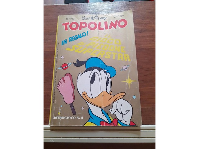 Topino,Walt Disney,N.1330,Godina Izdanja 1981