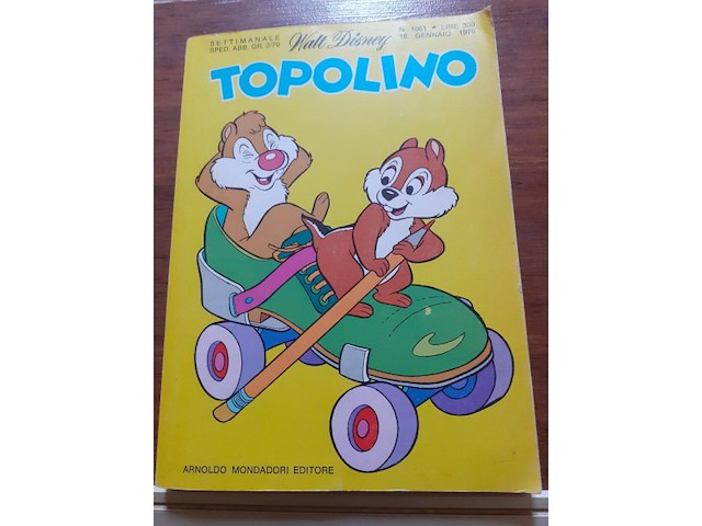 Topolino.Walt Disney.N 1051,Godina 1976