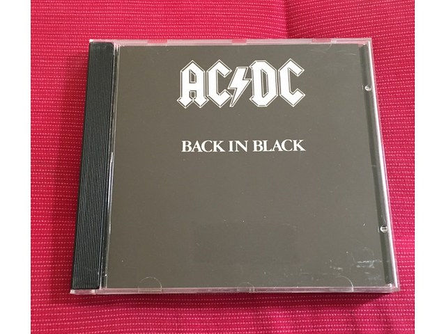 CD - AC/DC - Black in Black