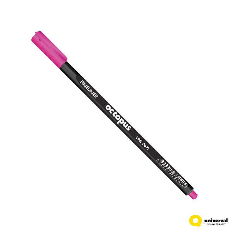 LINER 0.4mm PINK FINELINER OCTOPUS UNL-0610