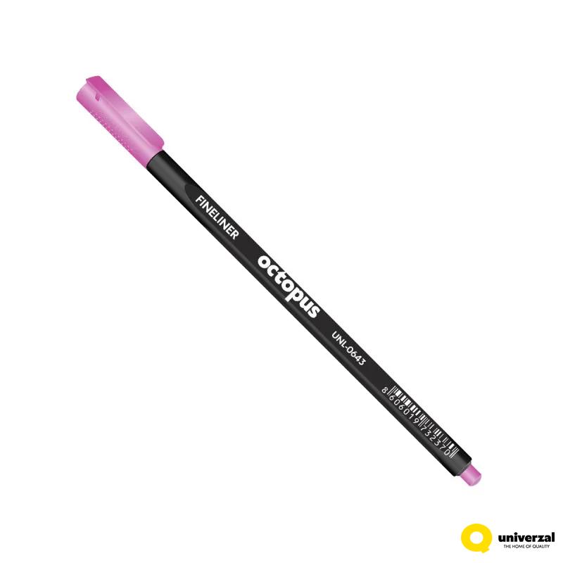 LINER 0.4mm PINK SVETLO FINELINER OCTOPUS UNL-0643