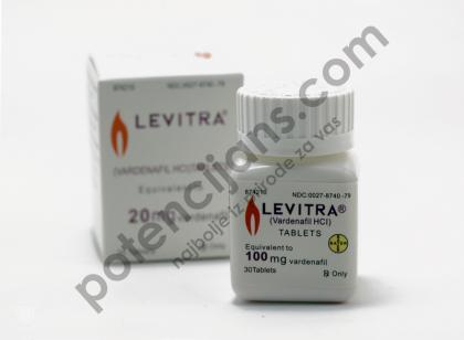 Levitra 20mg u bočici