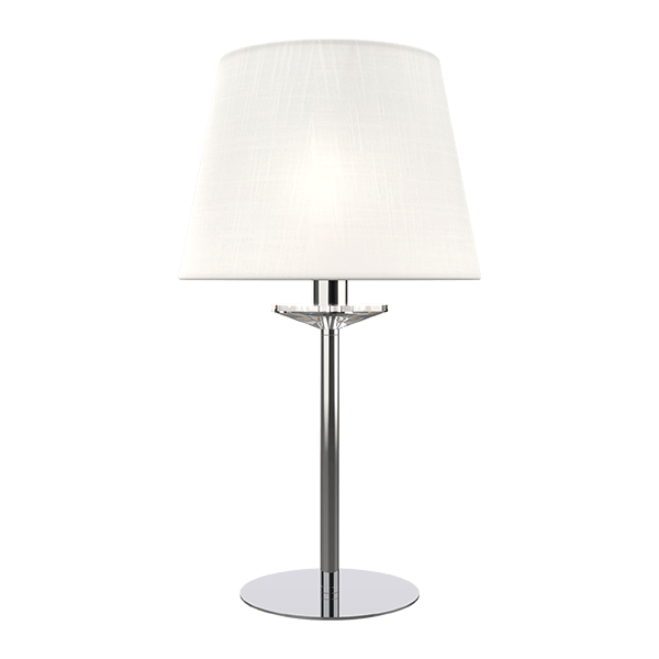 BARBARA STONA LAMPA 1ХЕ14 BELA/HROM