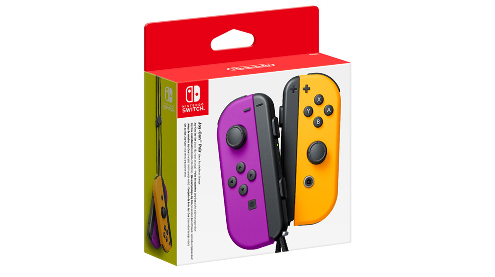 Nintendo Switch Joy-Con Pair Neon Purple/Neon Orange