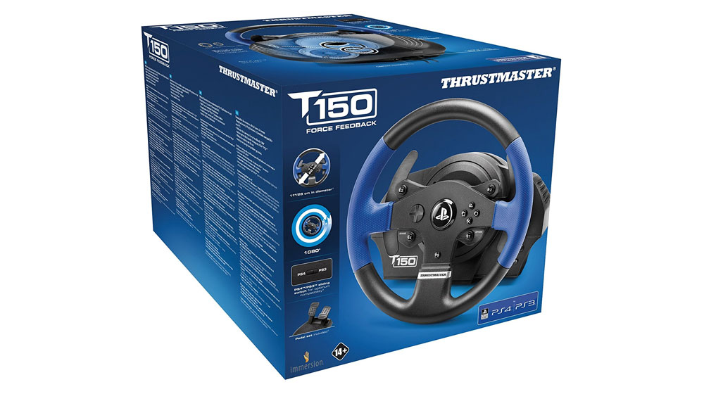 T150 RS Force Feedback Wheel PC/PS3/PS4/PS5