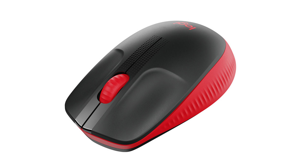 M190 Full Size Wireless Mouse Red