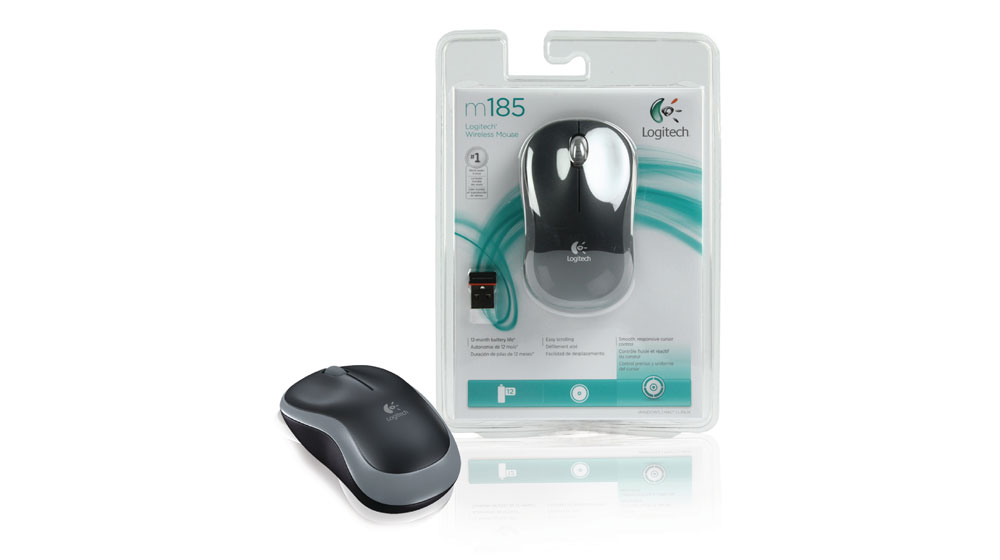 M185 Wireless Mouse Swift Grey