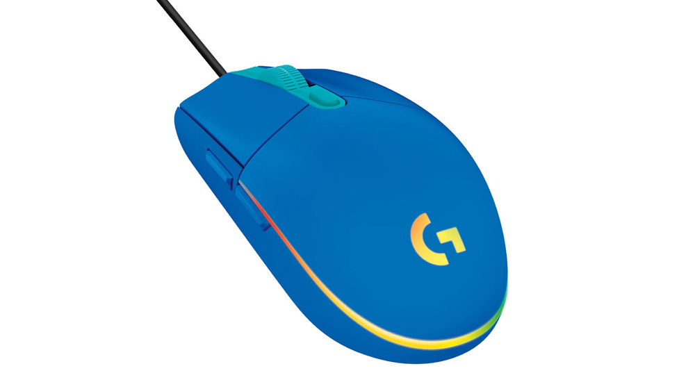 G102 Lightsync Gaming Wired Mouse, Blue USB