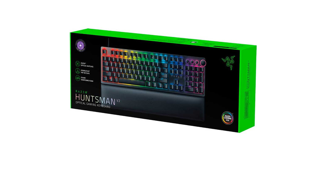 Huntsman V2 Opto-Mechanical Gaming Keyboard (Clicky Purple Switch)