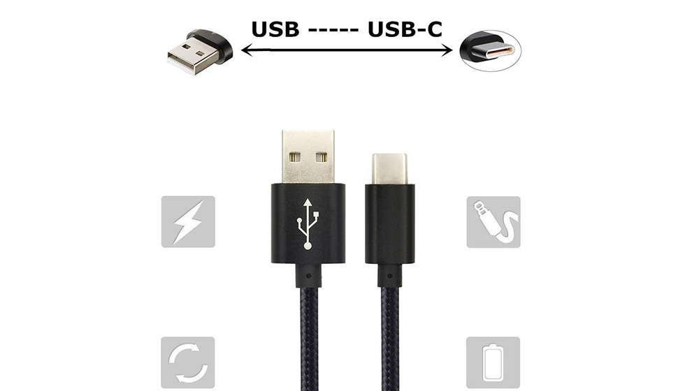 Type-C Braided Cable - Black