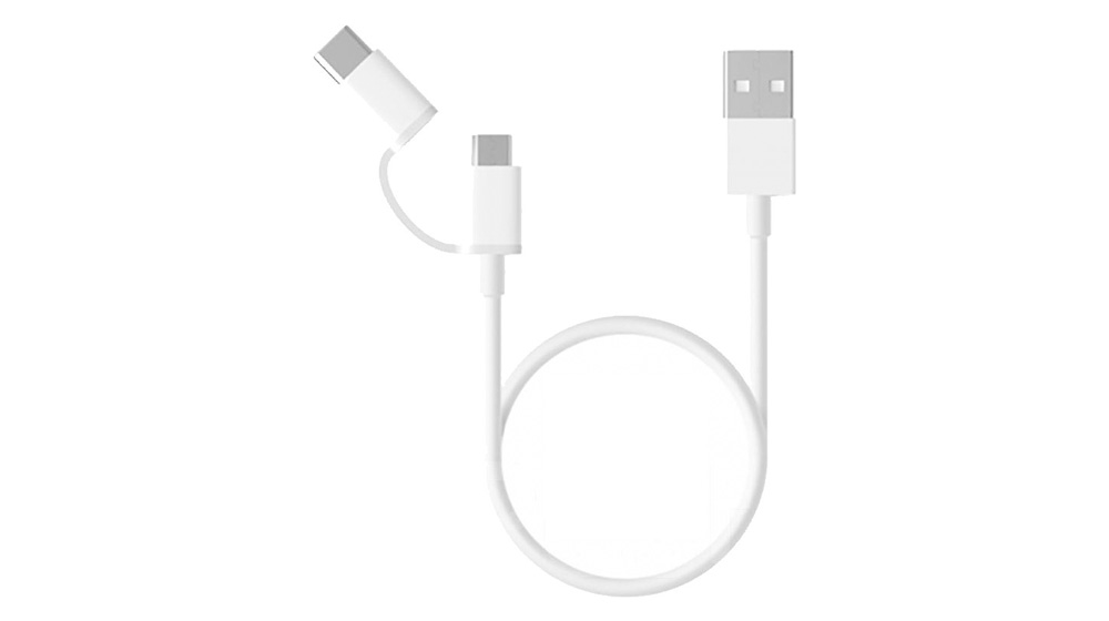 Mi 2-in-1 USB Cable Micro USB to Type C (100cm)