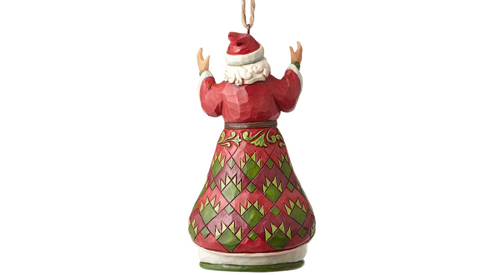 Wish You Merry Xmas Santa Hanging Ornament Figure