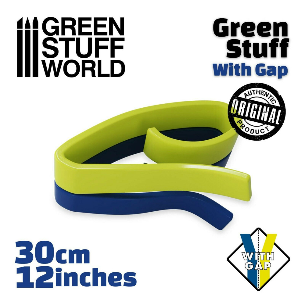 Green Stuff Tape with GAP 12 (30cm)