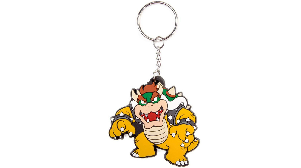 Super Mario (Bowser) Rubber Keychain