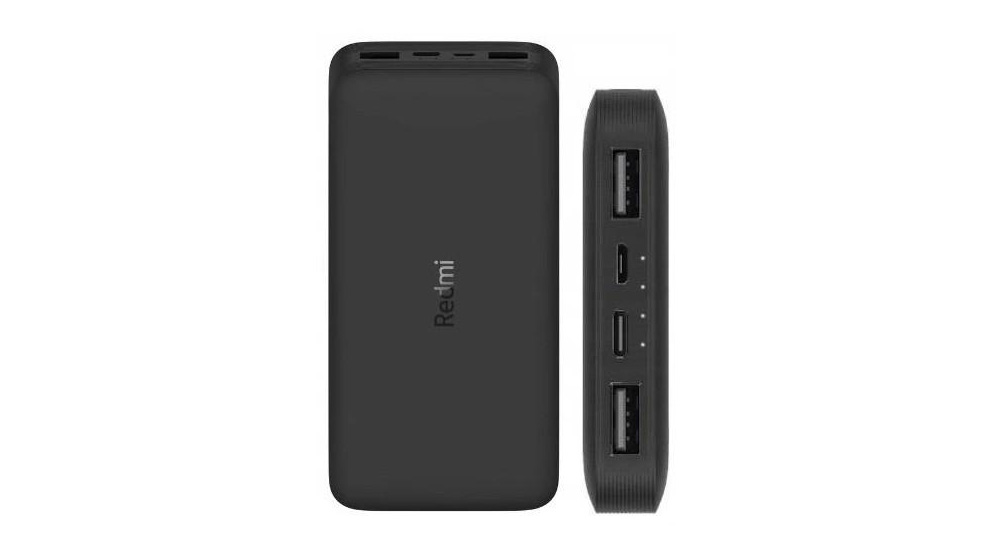 20000mAh Mi Redmi 18W Fast Charge Power Bank (Black)