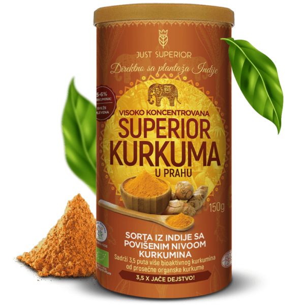 Organska Kurkuma u prahu (5-6% kurkumina) - 75g i 150g