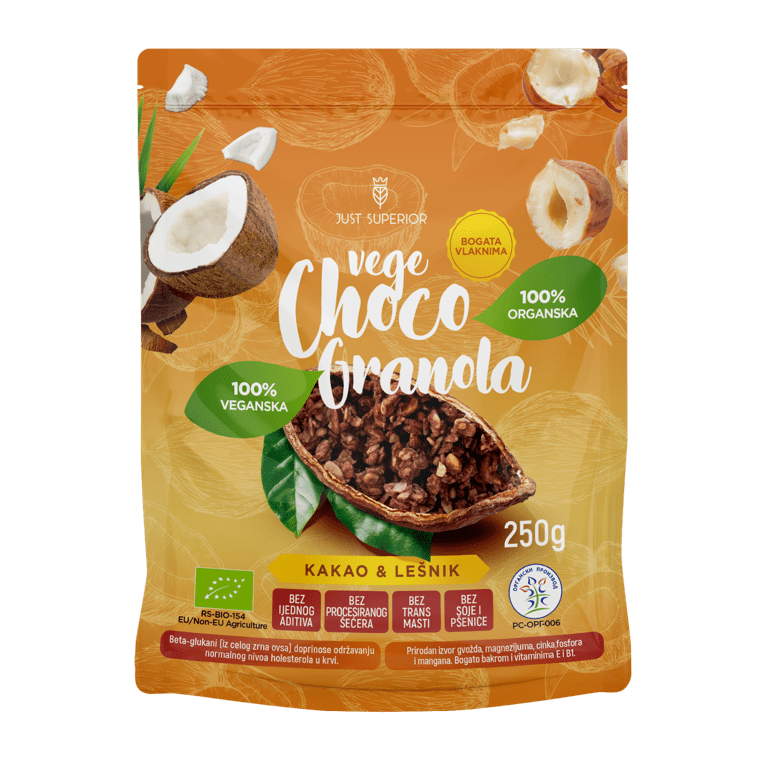 Organska Vege Čoko Granola – 250g