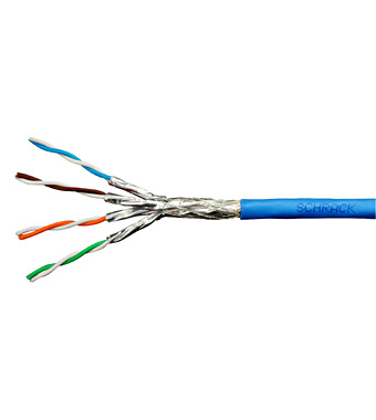 Kabl inst.Cat.7 S/FTP - 1000 Mhz, 4x2xAWG-23,LS0H,plavi,B2ca
s1a,d1,a1, plavi