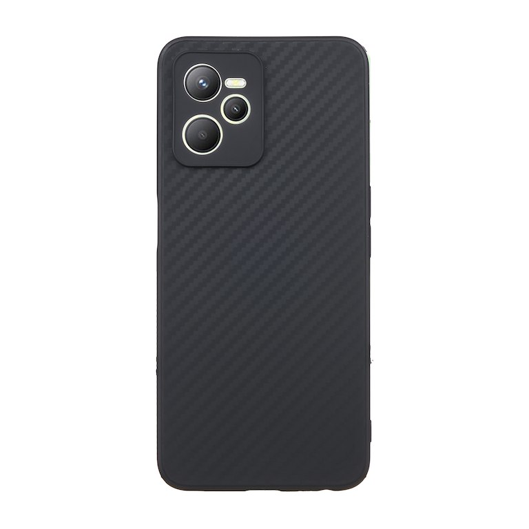 TPU CARBON 0,3mm za Realme C35 (black)