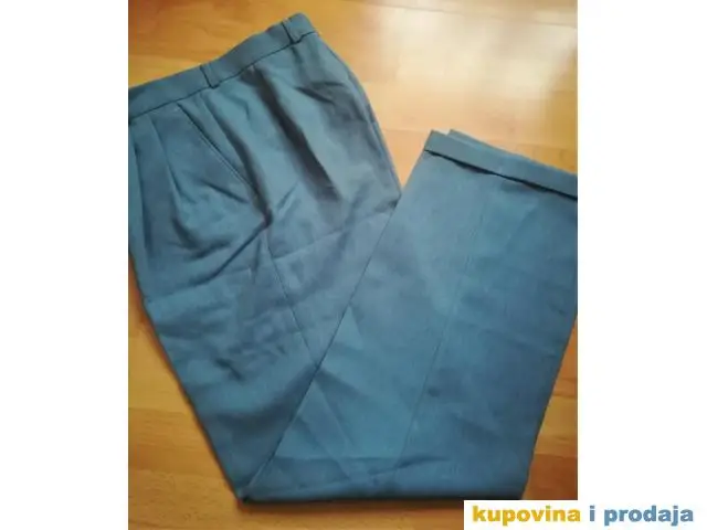 Pantalone vel XL, štofane svetlo plave