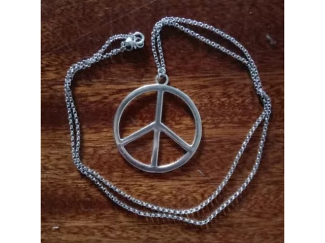 Peace ogrlica