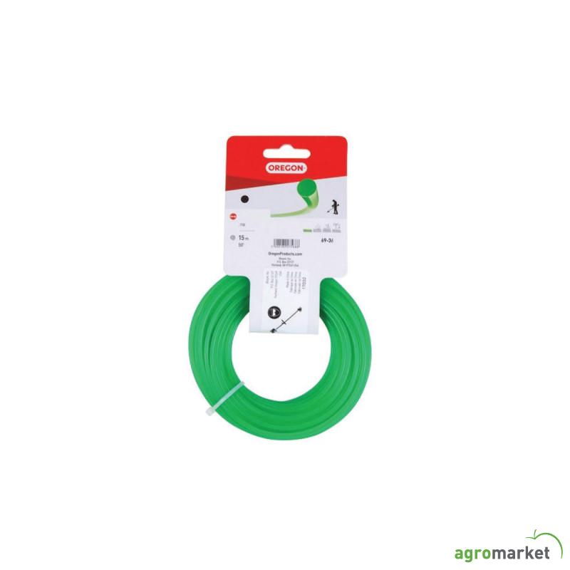 69-380 Silk za trimer, okrugli zelen 2.7mm x 15m