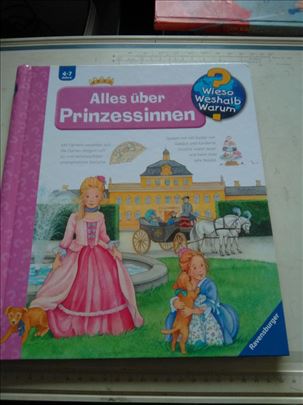 Sve o princezama, na nemackom jeziku, tvrd povez,