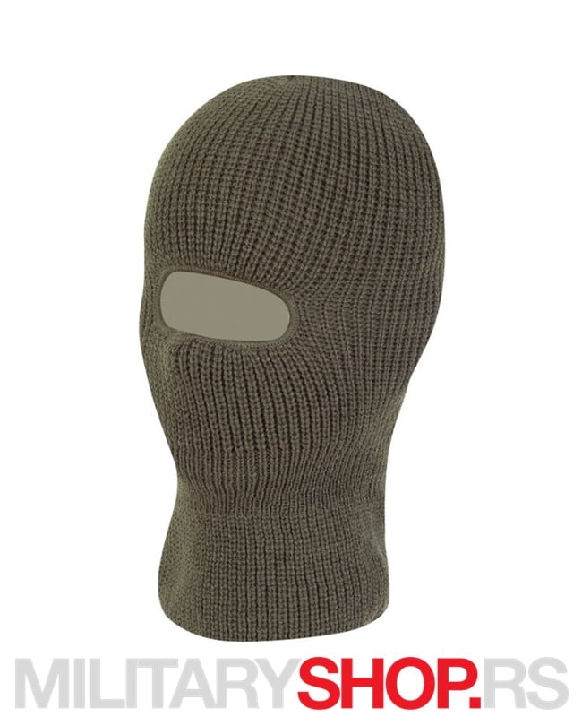 Open Face Balaclava Oliv Kombat UK