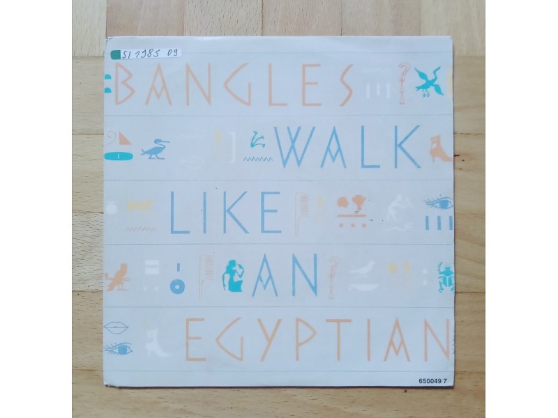 BANGLES-Walk Like An Egyptian (Single) (Holland)