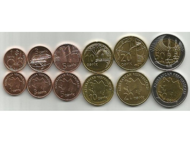 Azerbaijan 2006. Set kovanica UNC