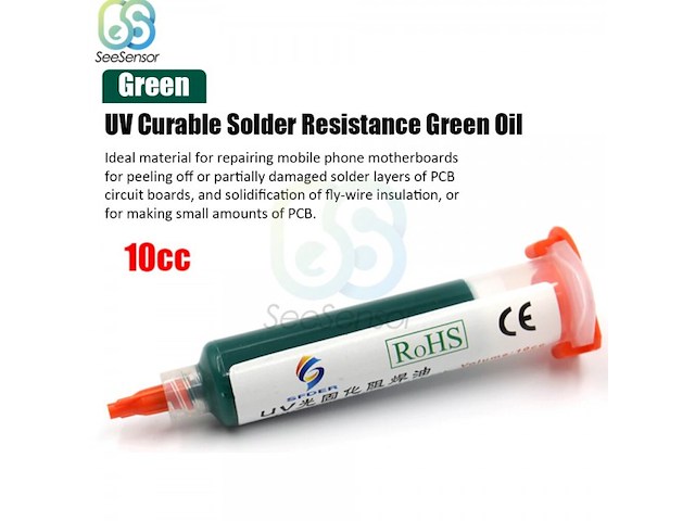 UV maska za PCB štampane pločice (zelena)