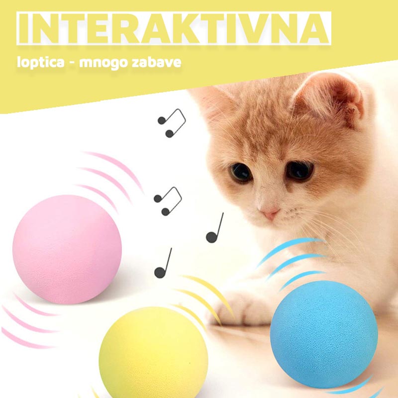 Interaktivna loptica za mačke