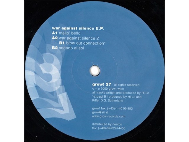 Hi Lo  War Against Silence E.P.