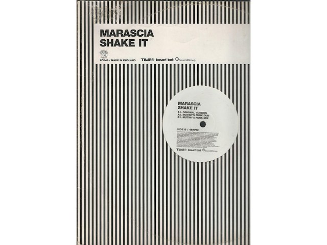 Marascia-Shake It 12 Vinyl Record 84835
