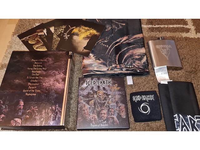 Iced Earth - Plagues of Babylon box limited , ORIGINAL