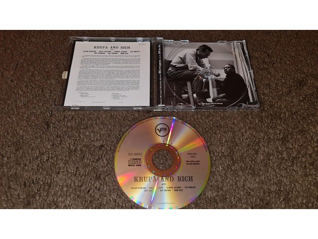 Gene Krupa / Buddy Rich - Krupa and Rich , ORIGINAL