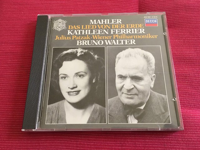 CD - Gustav Mahler - Das Lied Von Der Erde