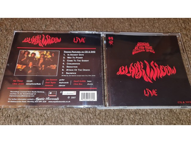 Black Widow - Live CD+DVD , ORIGINAL