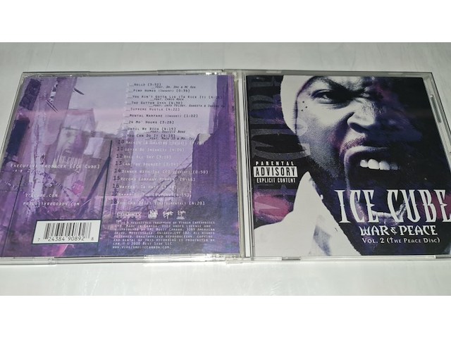 Ice Cube - War &; peace Vol. 2 (The peace disc) , ORIG.