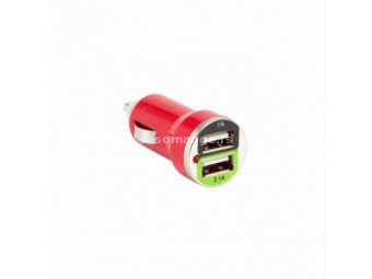 S BOX CC 221, 2.1A, Red, Car USB Charger