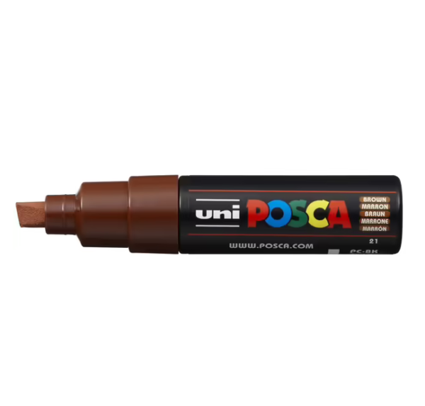 Uni POSCA Marker PC-8K, brown