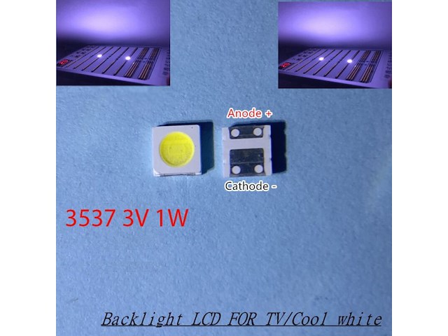 Led diode 3537 3V 1W za reparaciju pozadinskog osvetlen