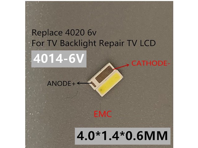 Led dioda 4014 6V za reparaciju pozadinskog osvetlenja