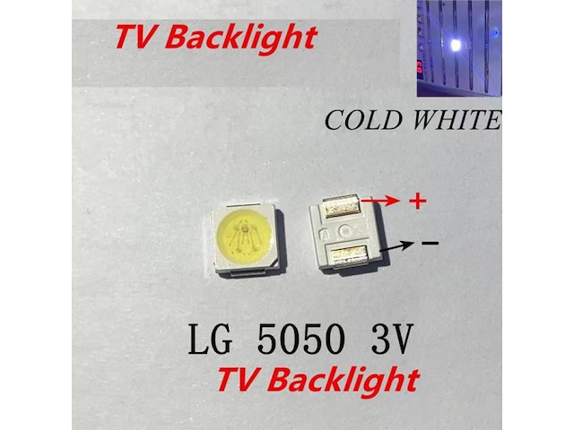 Led diode 5050 3V 1W za reparaciju pozadinskog osvetlen