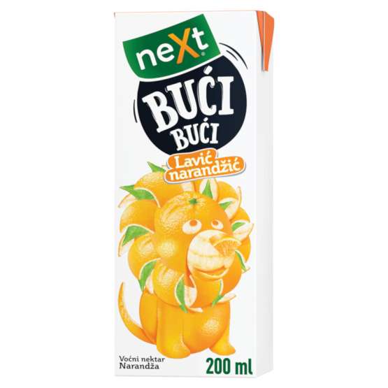 Negazirani sok NECTAR NEXT BUCI BUCI narandža 0.2l